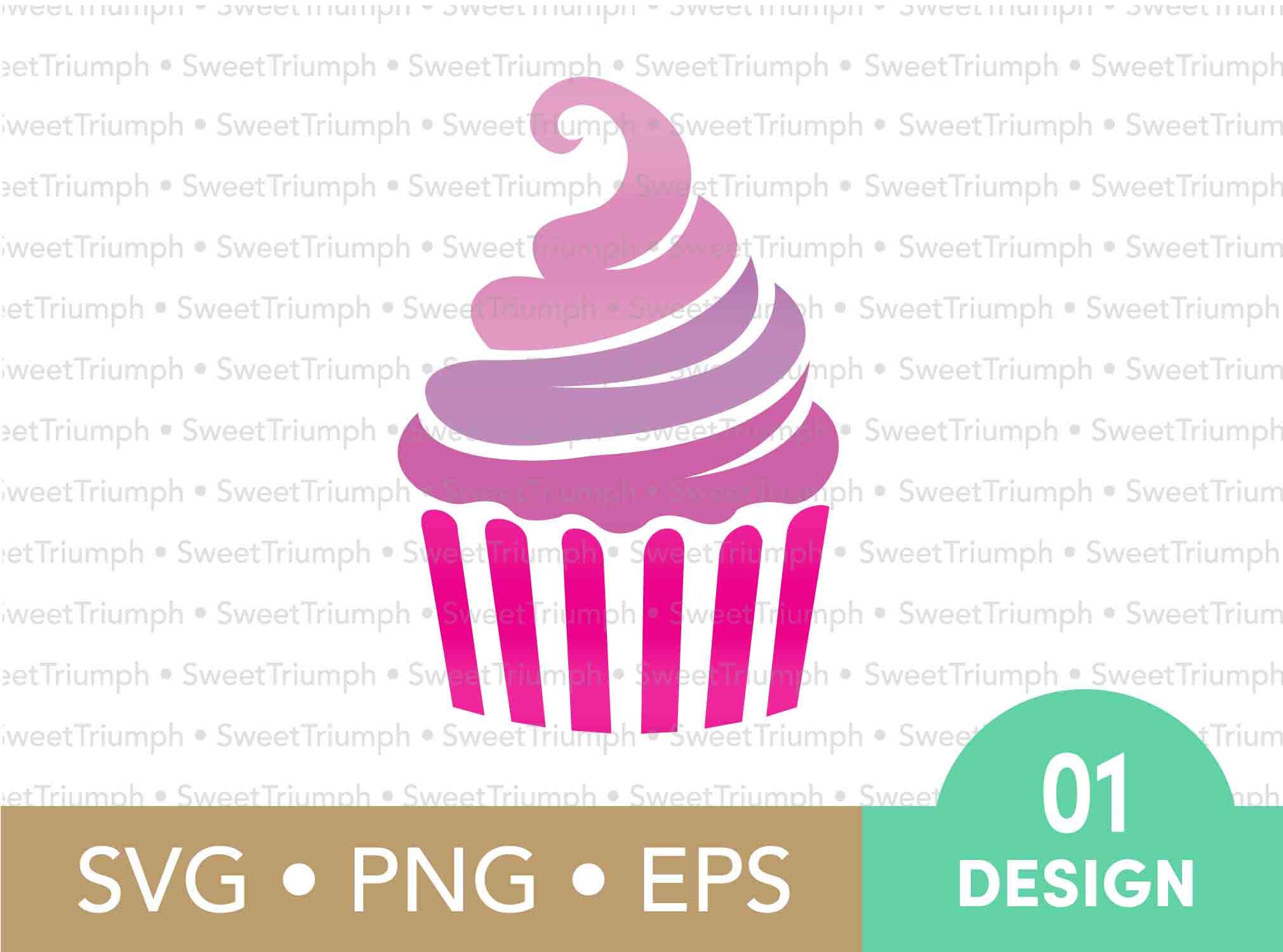 Cupcake • Svg, Png, Eps • Digital Download • Cut File for Cricut ...