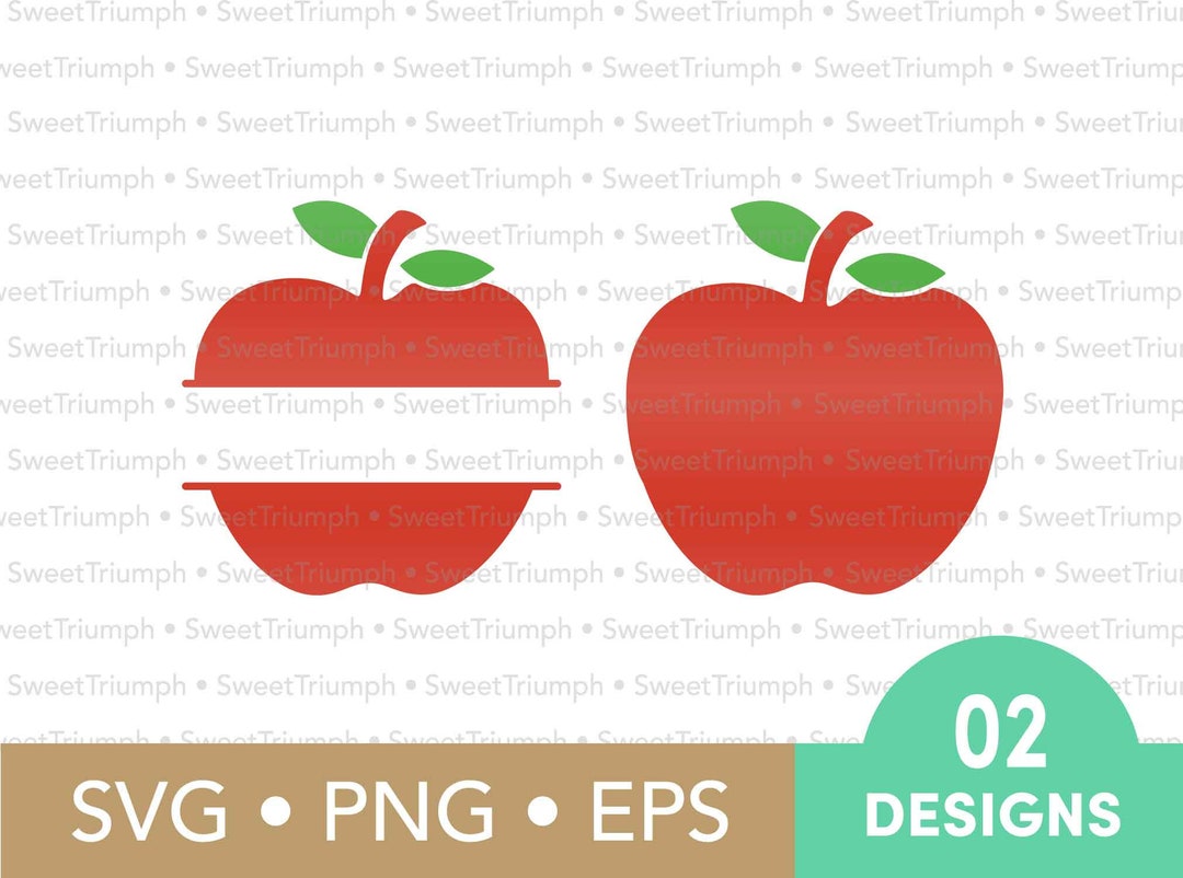 Apple Frame • Svg, Png, Eps • Digital Download • Cut File for Cricut ...