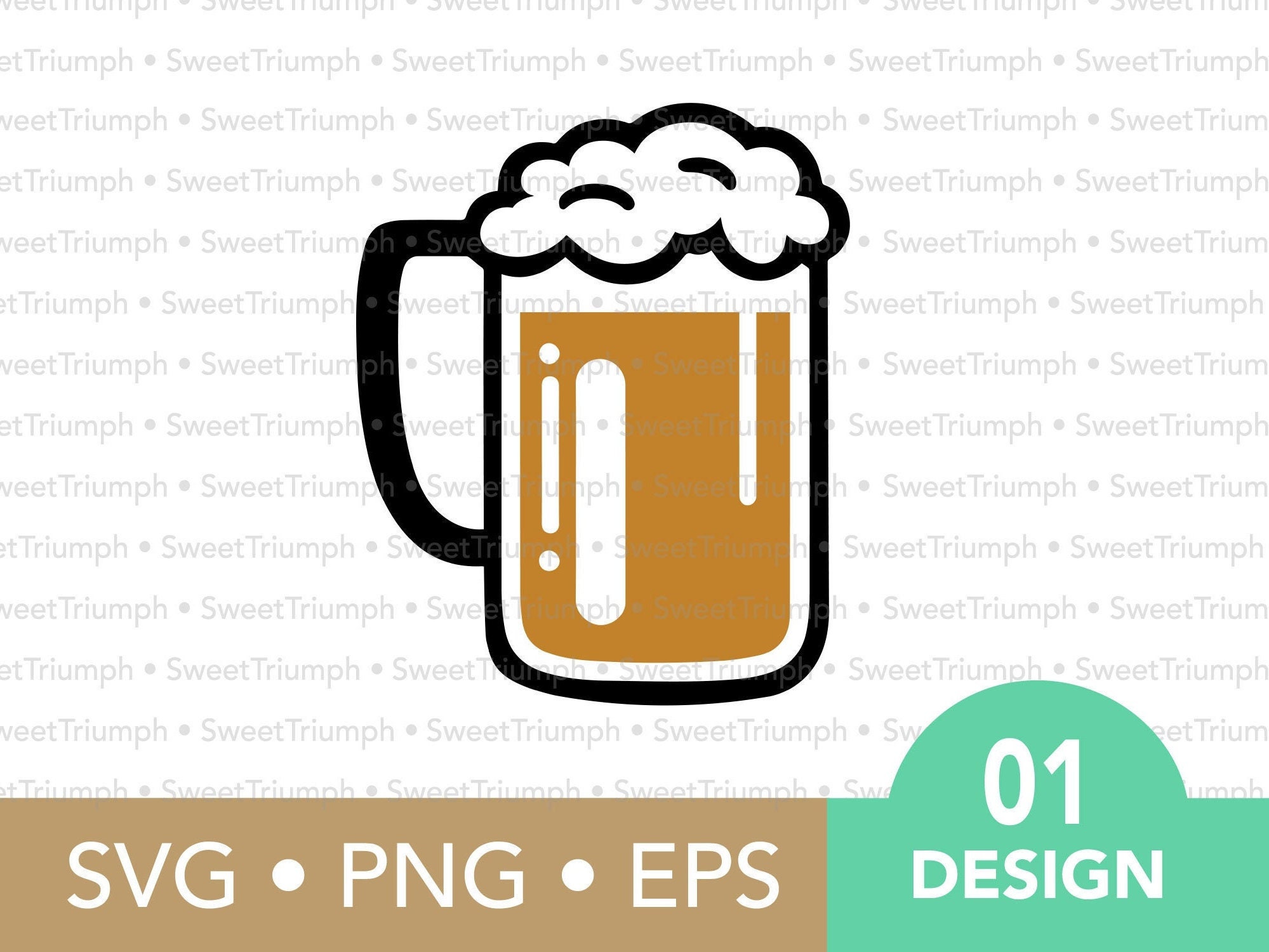 Beer Mug II • Svg, Png, Eps • Digital Download • Cut File for Cricut ...