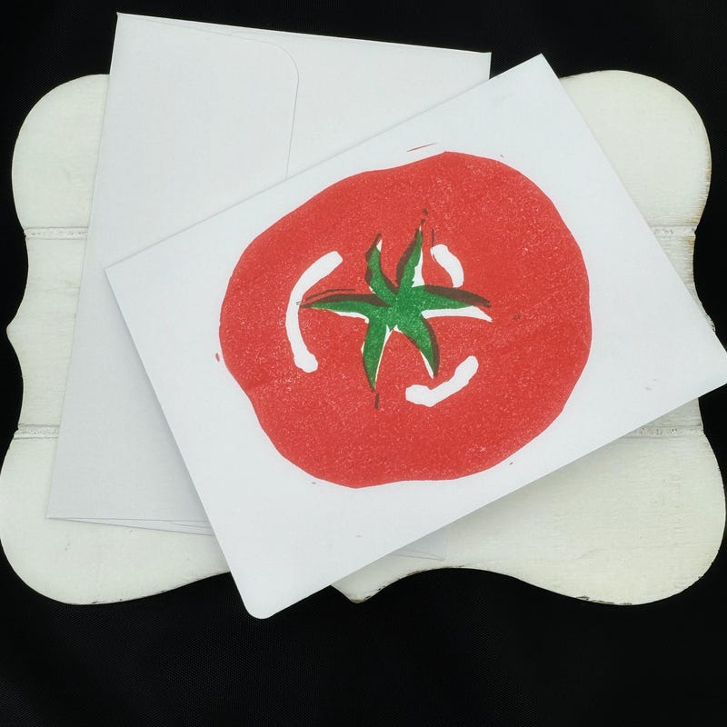 Tomato Stamp - Etsy