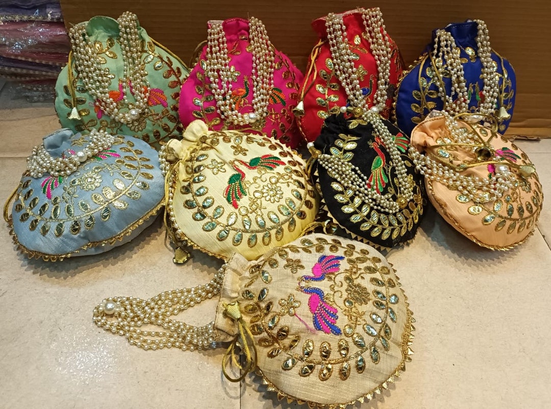 Wholesale Traditional Indian Potli, Women Handbag, Mother's Gift ...