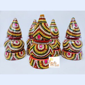 Acrylic Decorated Samaiyu Lota and Nariyal/ Festival Wedding Gift ...