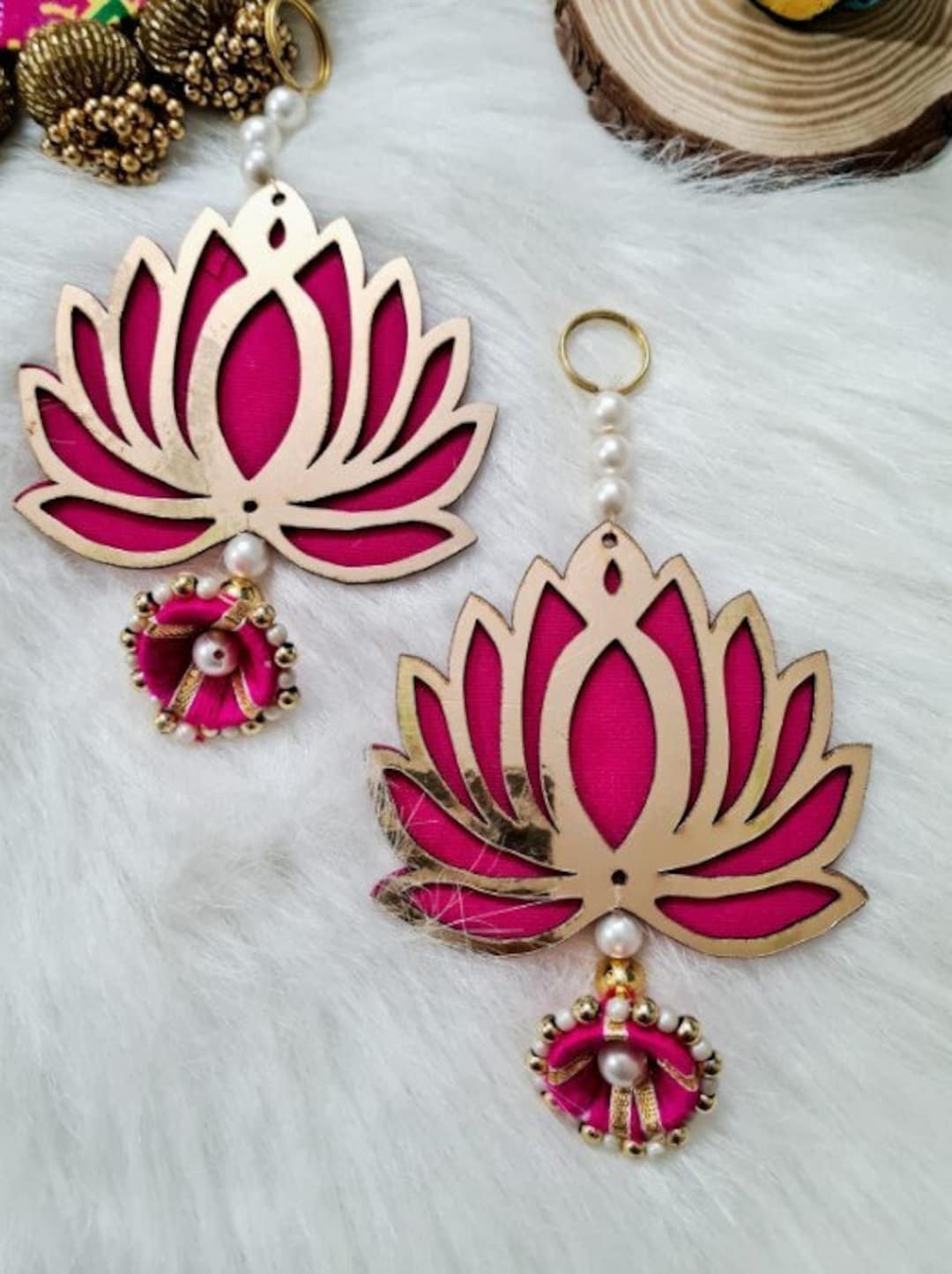 Lotus Hangings for Decoration Floral Wall Hangings for - Etsy