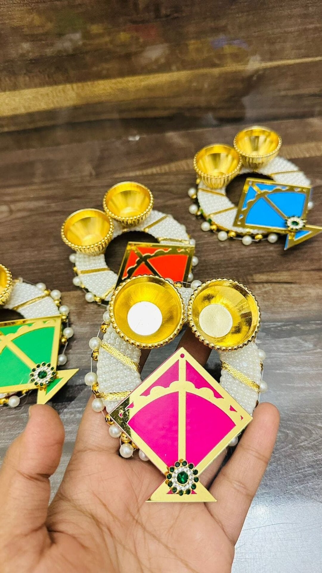 Handmade Decorative Stylish Kite Small Kumkum Plate, Return Gifts ...