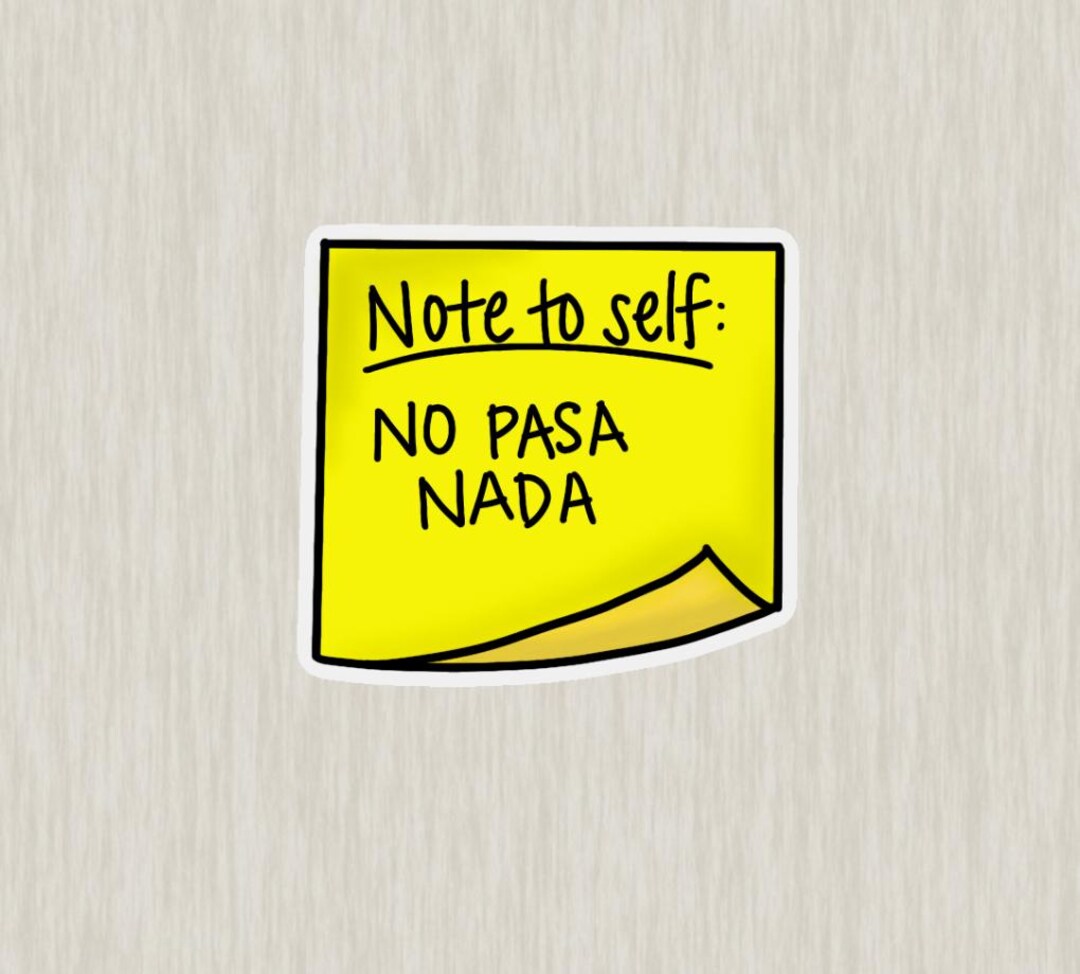 No Pasa Nada Sticker - Etsy