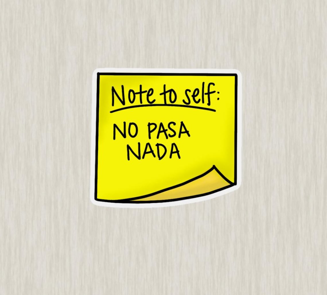 No Pasa Nada Sticker - Etsy