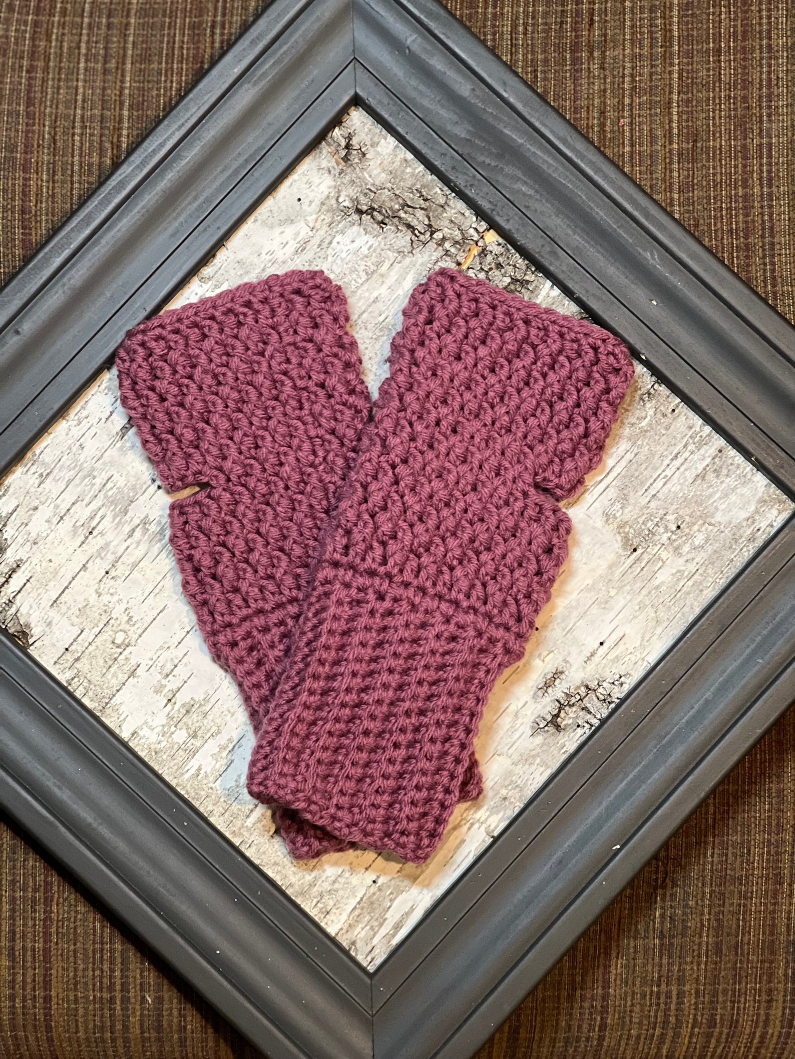 Handmade Crochet Lightweight Fingerless Mittens - Etsy