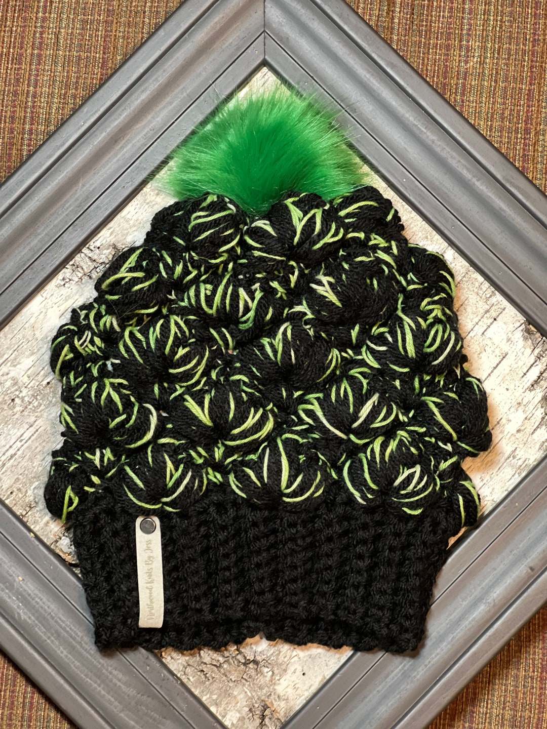 Handmade Crochet Trident Puff Beanie - Etsy