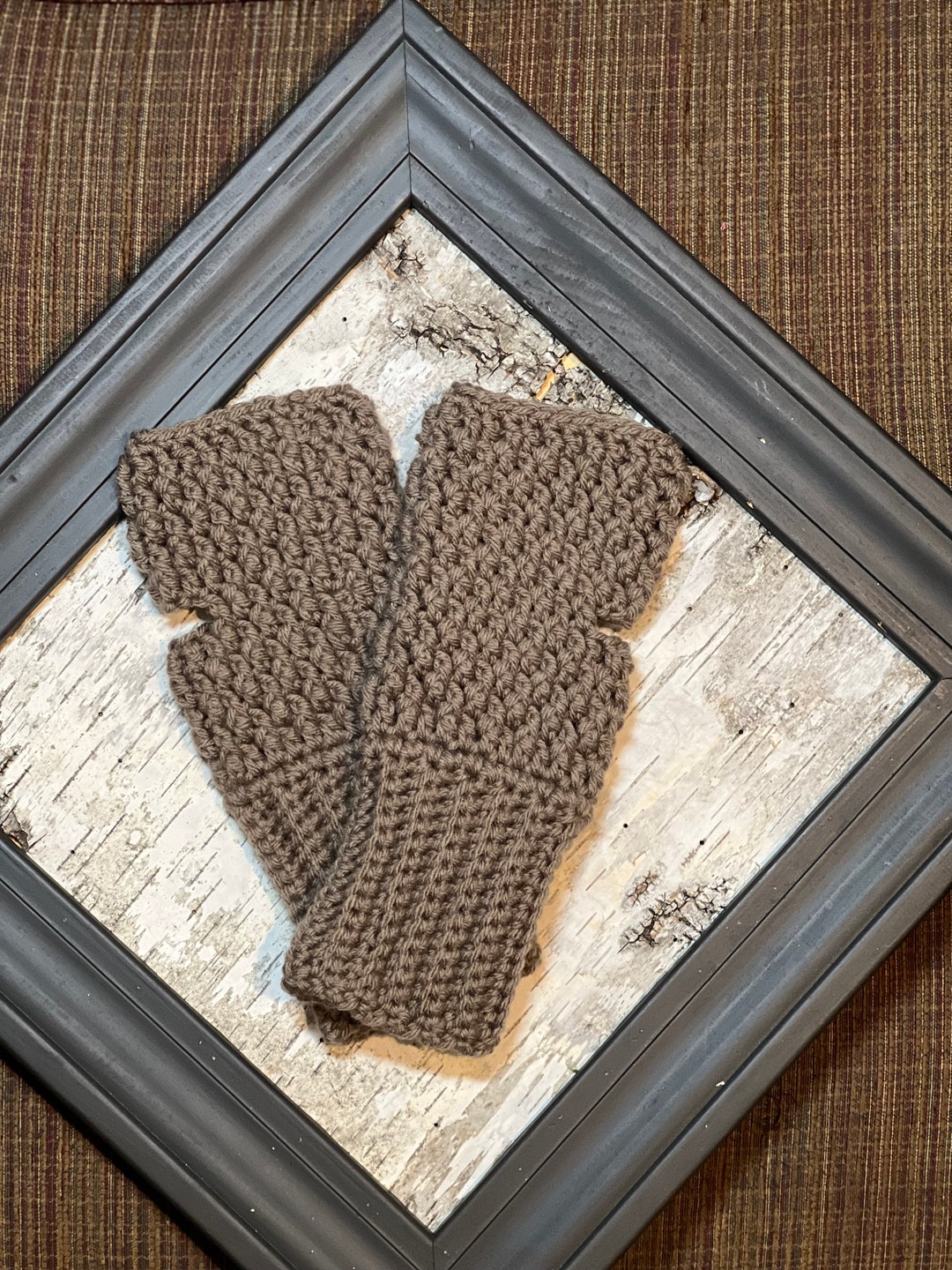 Handmade Crochet Lightweight Fingerless Mittens - Etsy