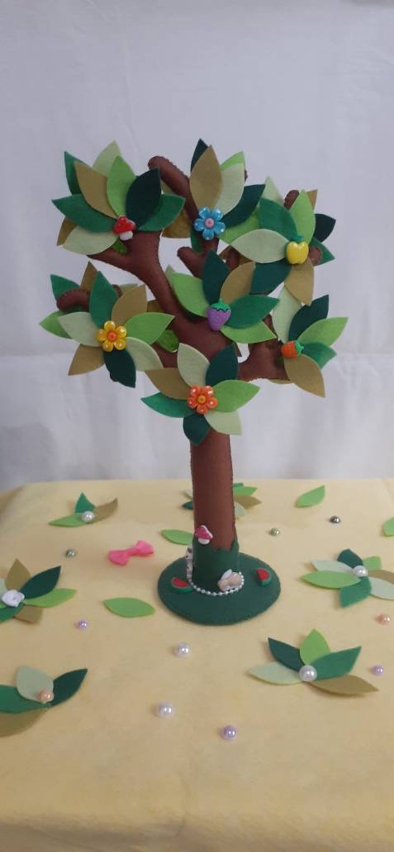 Decorative Felt Tree With 30cm Home Decor Handmade, Felt Tree - Etsy