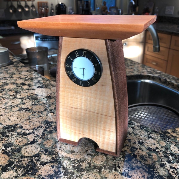 Wood Mantle Clock - Etsy