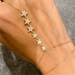Star Hand Chain Bracelet Star Silver Wrap Bracelet - Etsy