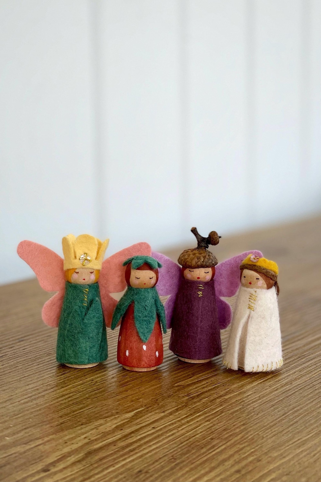 Fairy Peg Dolls Seasons Set Nature Inspired Magical Peg Dolls Seasonal ...