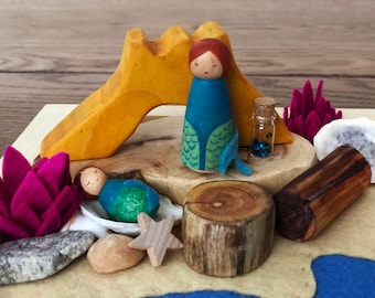 Peg Dolls Fairy Seasons Set Nature Inspired Magical Peg Dolls, Seasonal ...