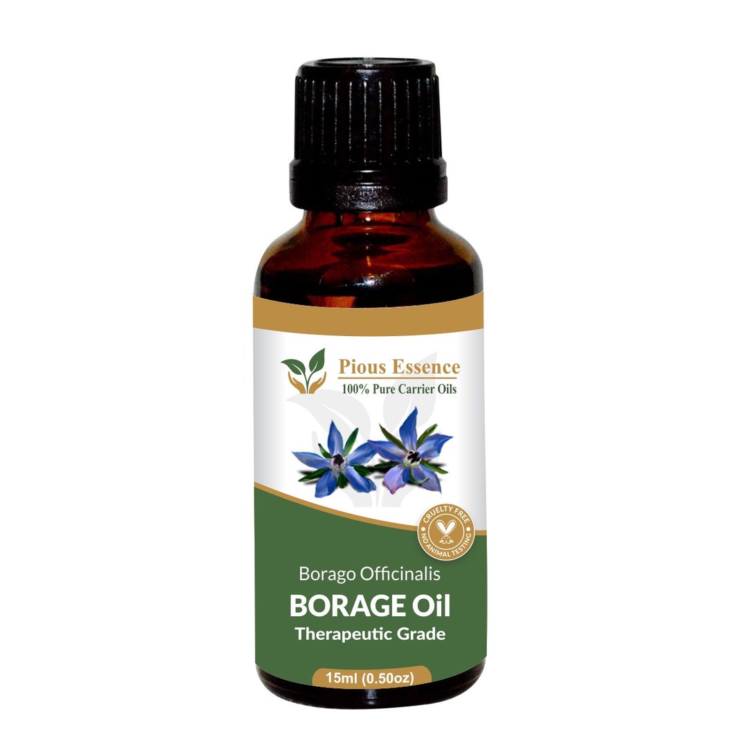 100% Pure Natural Borage Carrier Oil Pious Essence Therapeutic Grade ...