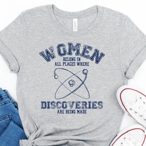 Women in Science Shirts, Science T Shirt Shirt for Girl Scientist ...