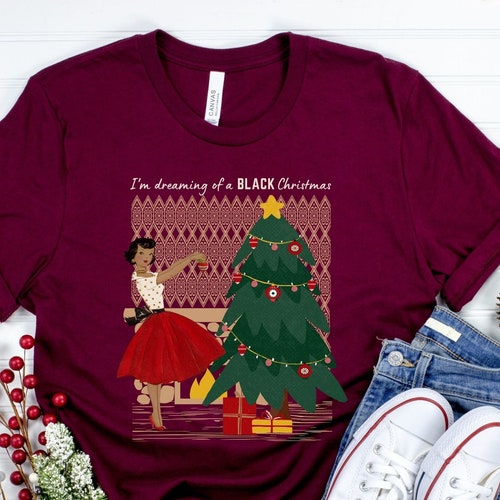 Retro Black Santa Shirt African American Christmas Shirt - Etsy