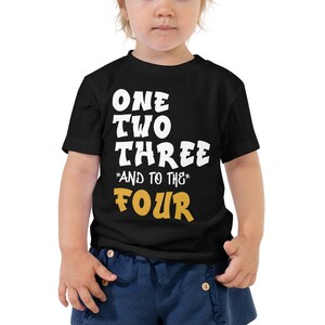 Funny Four Year Old Birthday Shirt, Toddler Hip Hop Shirts, Hipster ...