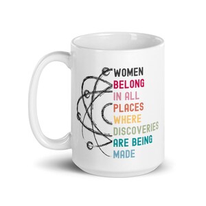 Women in Science STEM Woman Mug, Stem Student Gift, Science Mug, Gift ...