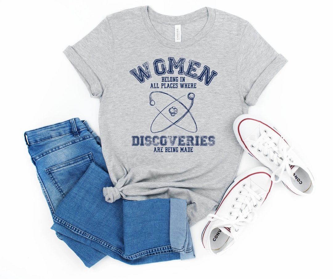 Women in Science Shirts, Science T Shirt Shirt for Girl Scientist ...