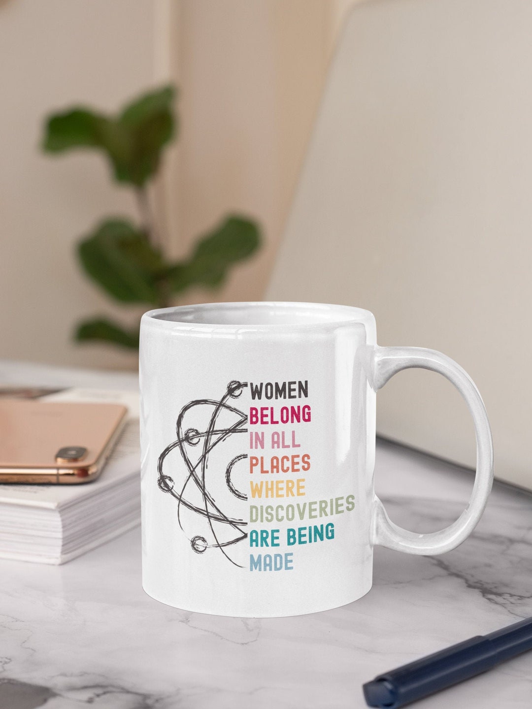 Women in Science STEM Woman Mug, Stem Student Gift, Science Mug, Gift ...