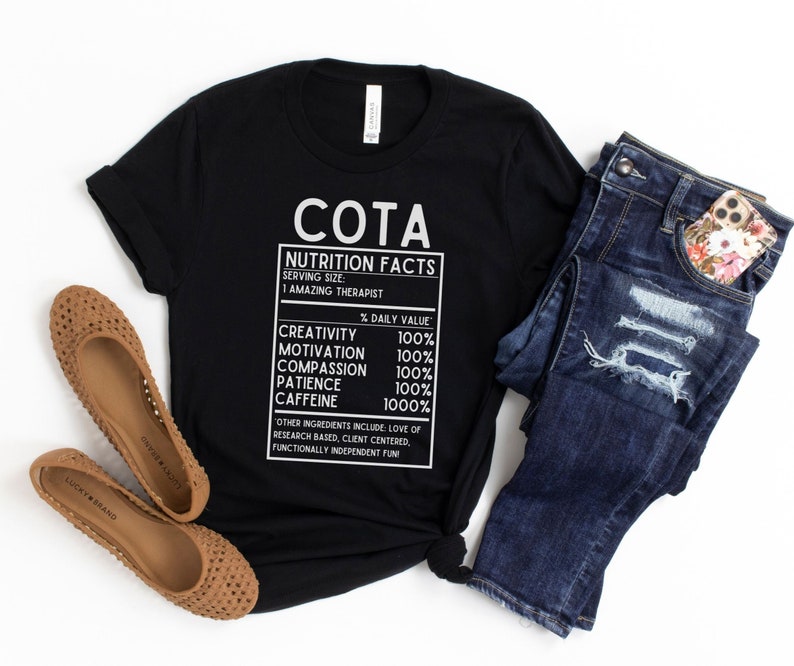 COTA Shirt Certified OT Assistant Tshirt COTA Gift for - Etsy