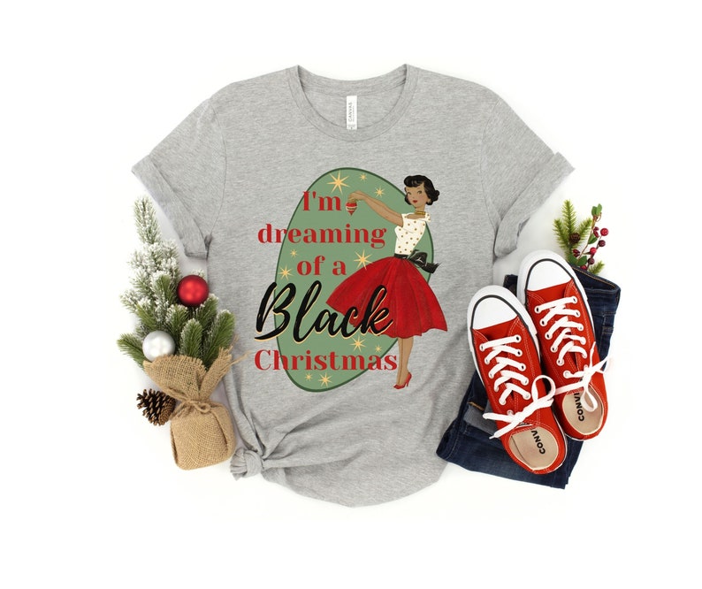 Retro Black Santa Shirt African American Christmas Shirt - Etsy