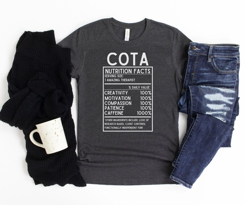 COTA Shirt Certified OT Assistant Tshirt COTA Gift for - Etsy