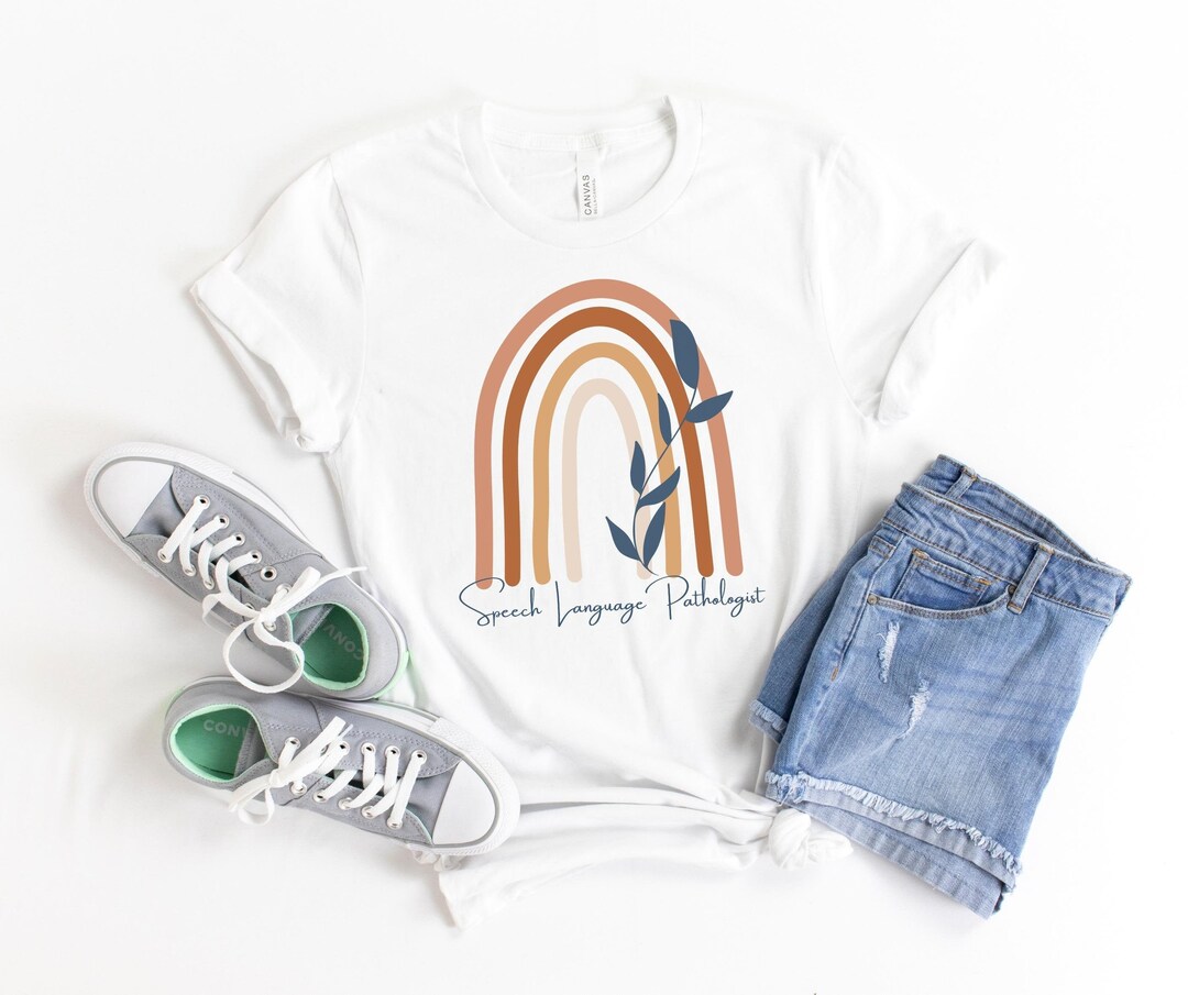 Rainbow Speech Therapist Gift, Speech Therapy Month, Speech and ...