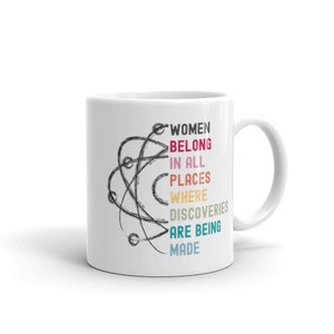 Women in Science STEM Woman Mug, Stem Student Gift, Science Mug, Gift ...