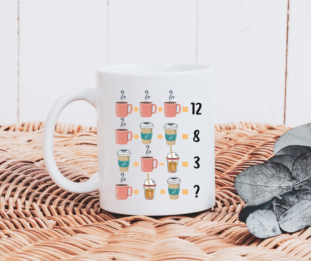 Math Teacher Mug, Teacher Appreciation Gift, Funny Math Teacher Coffee ...