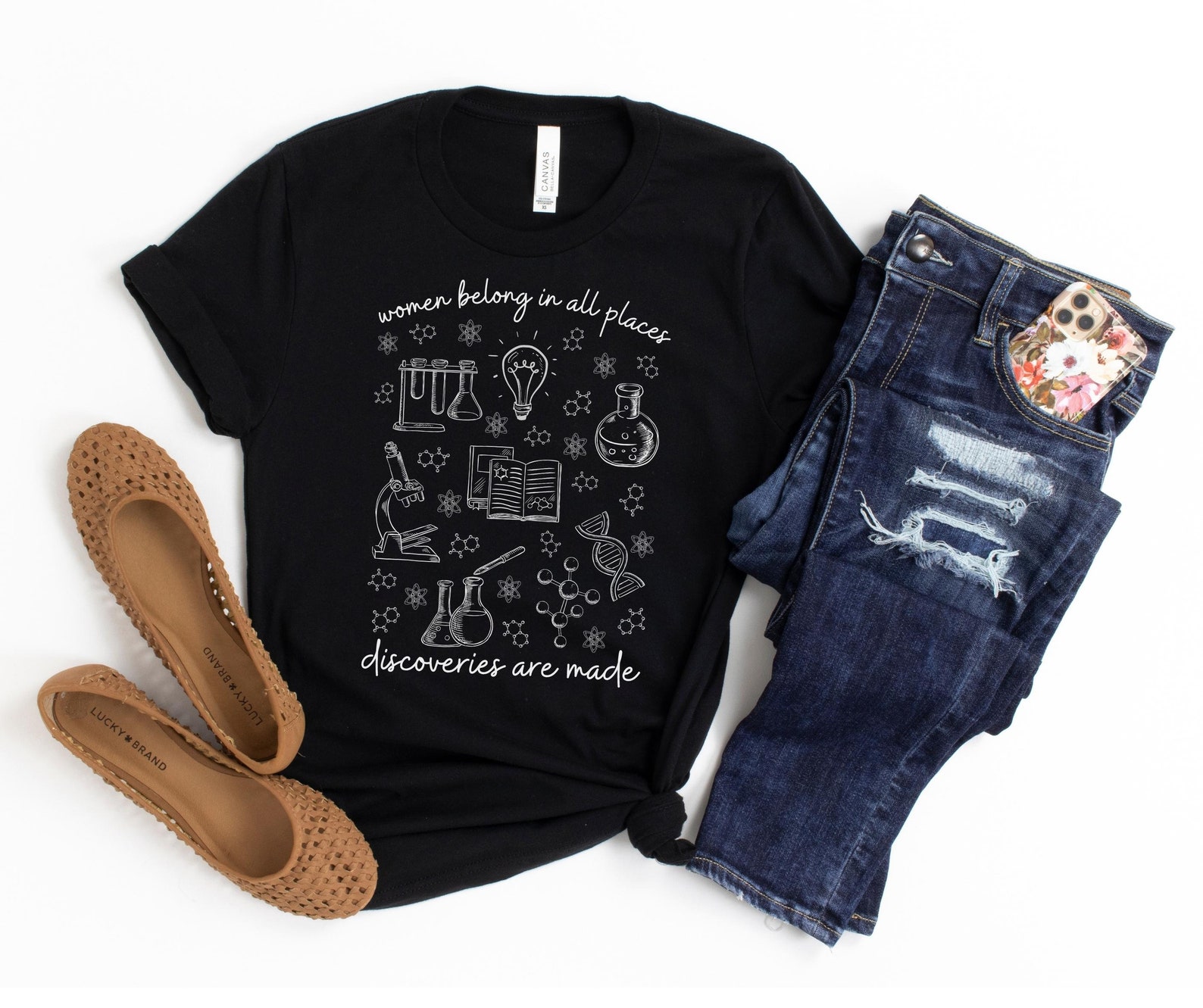 Women in Science Shirt Feminist Shirts STEM Shirt STEM | Etsy