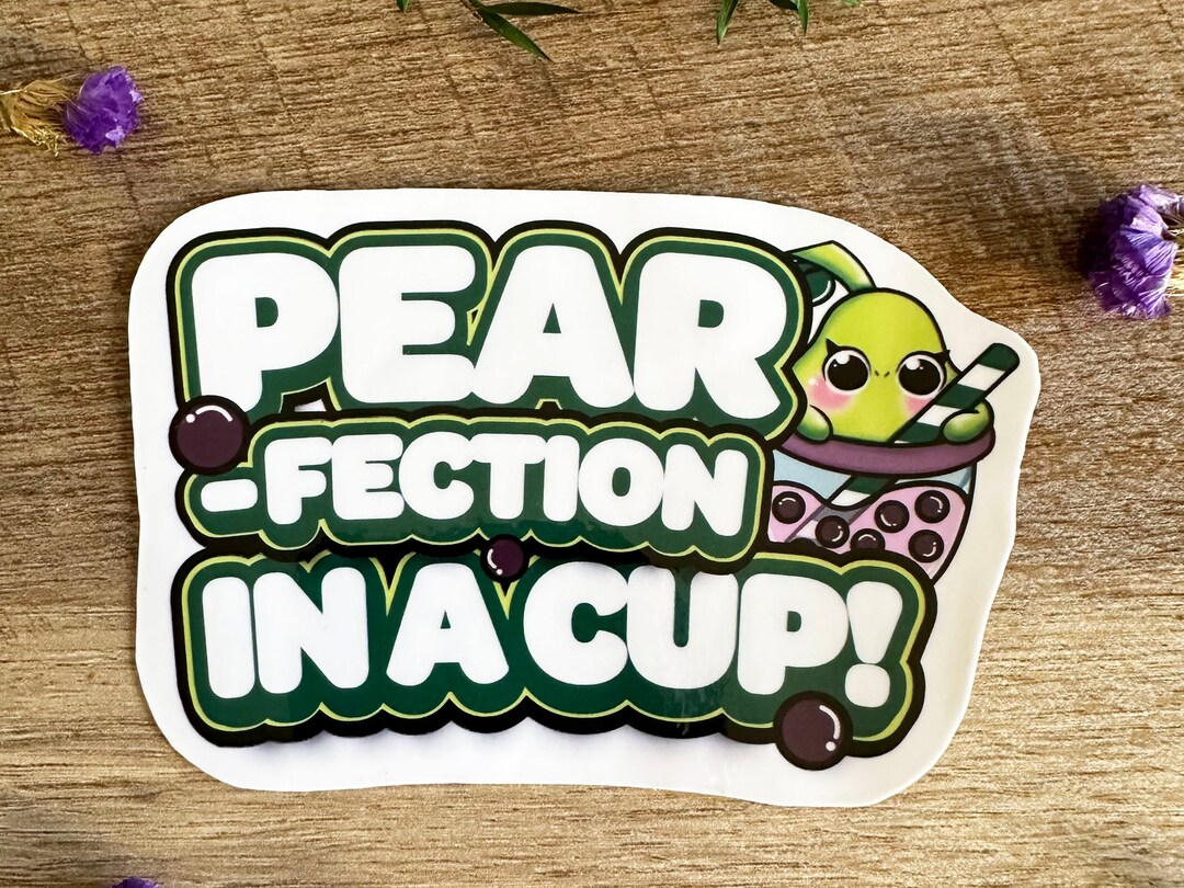 Boba Stickers PUN / Water Proof - Etsy