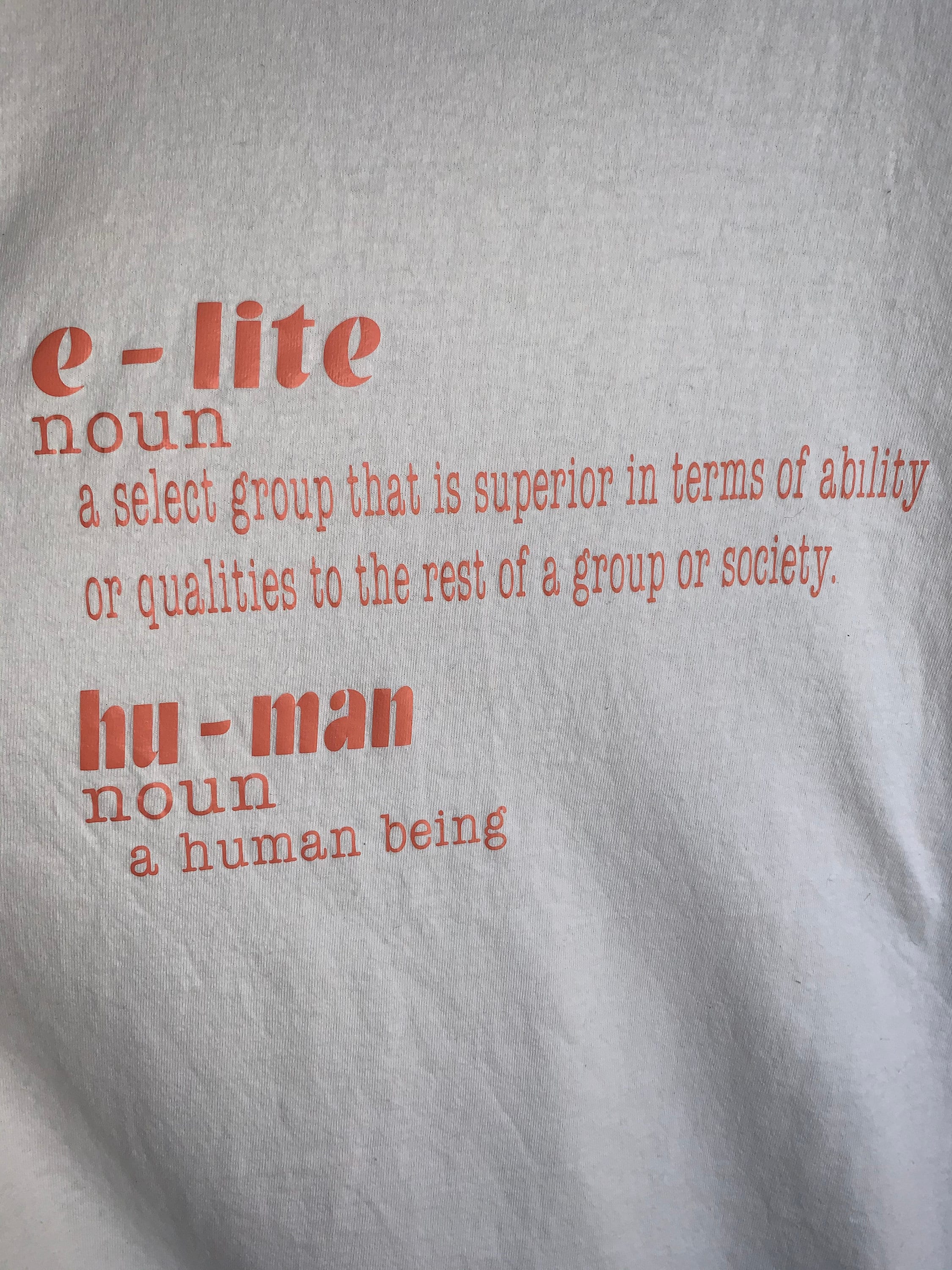 Elite.Human Definition Long-sleeve T-Shirt | Etsy
