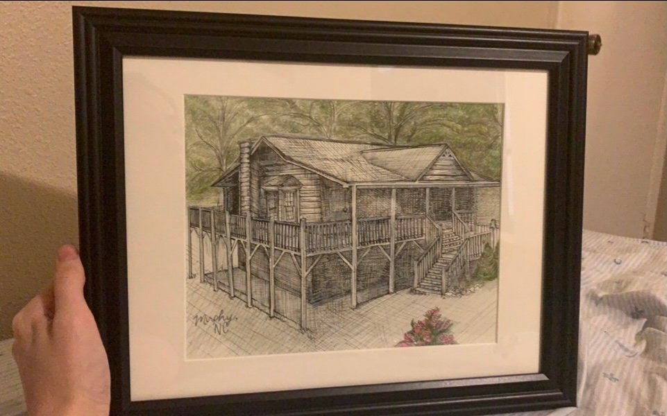 Custom Architectural Pen and Ink Drawing - Etsy