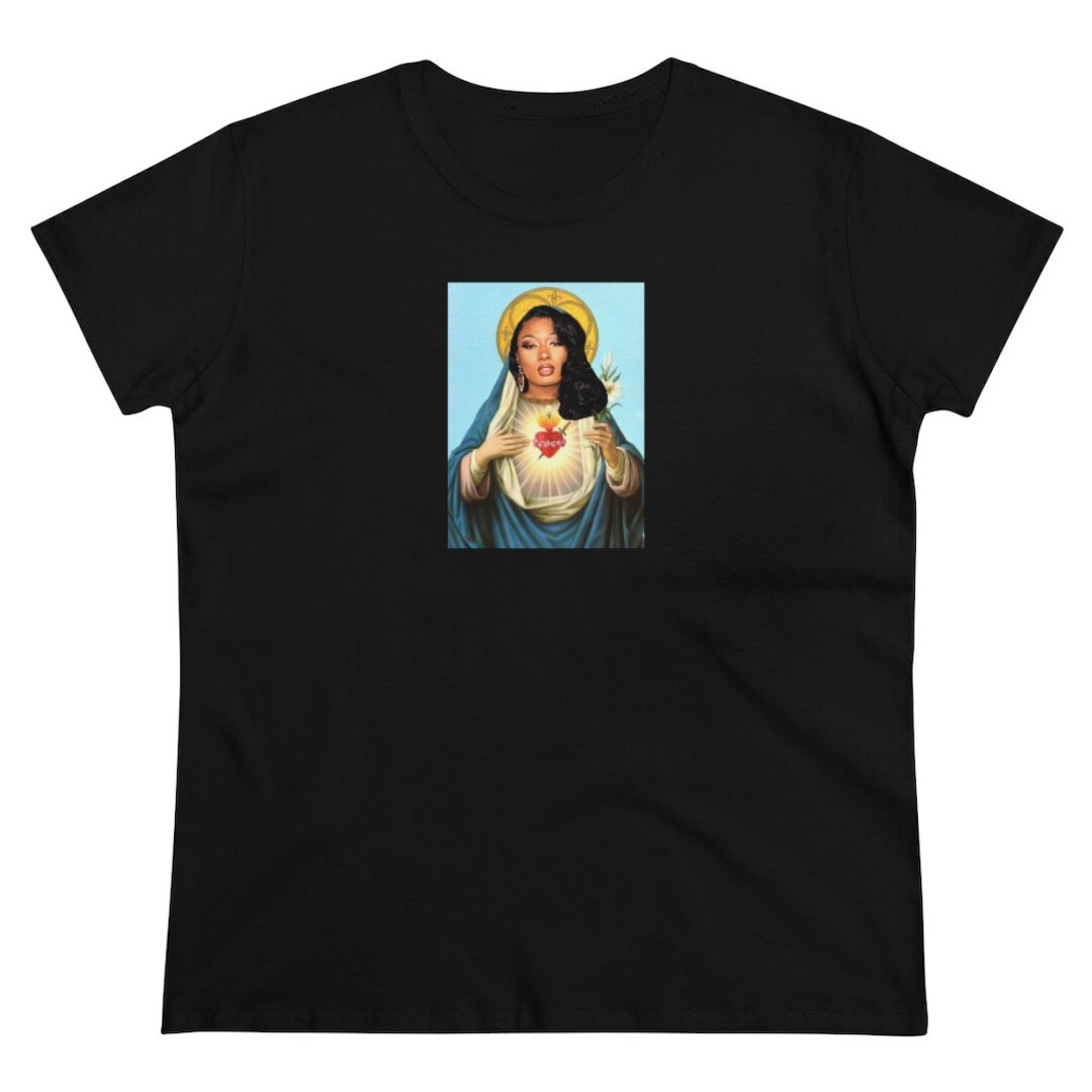 Free Shipping: Saint Megan Thee Stallion Cotton Tee - Etsy