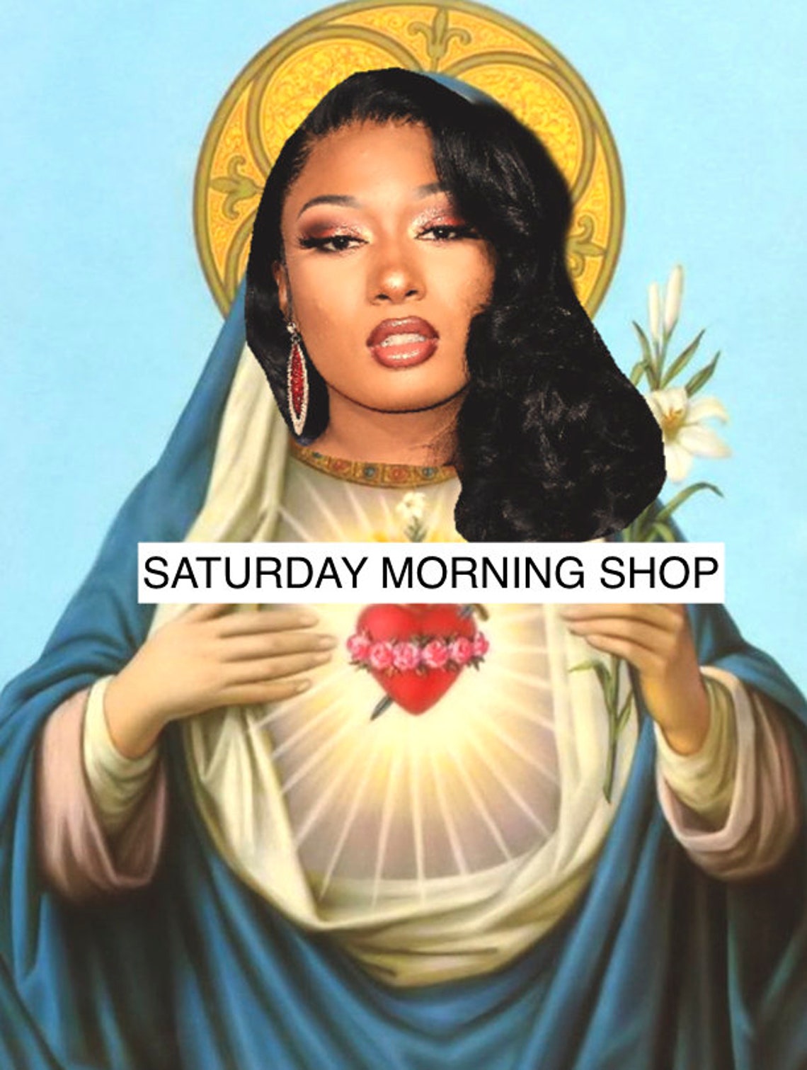 Saint Megan Thee Stallion Candle Label Iconic Icons Collection - Etsy