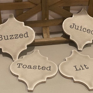 Funny Coasters Arabesque Tile Coasters Christmas Gift New - Etsy