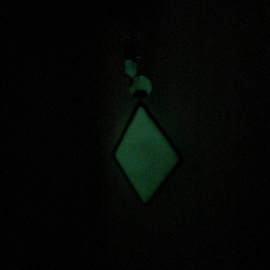 Glow In The Dark Diamond Keychain - Etsy France
