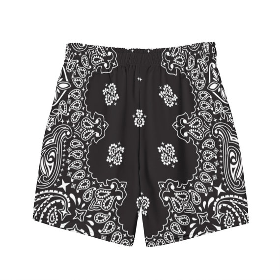 Bandana Men's Swim Trunks - Etsy