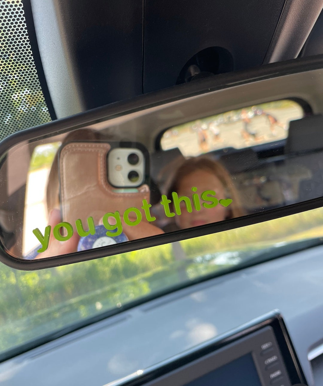 You Got This Car Mirror Decal, Trendy Car Decal, Affirmation Decal, Car ...