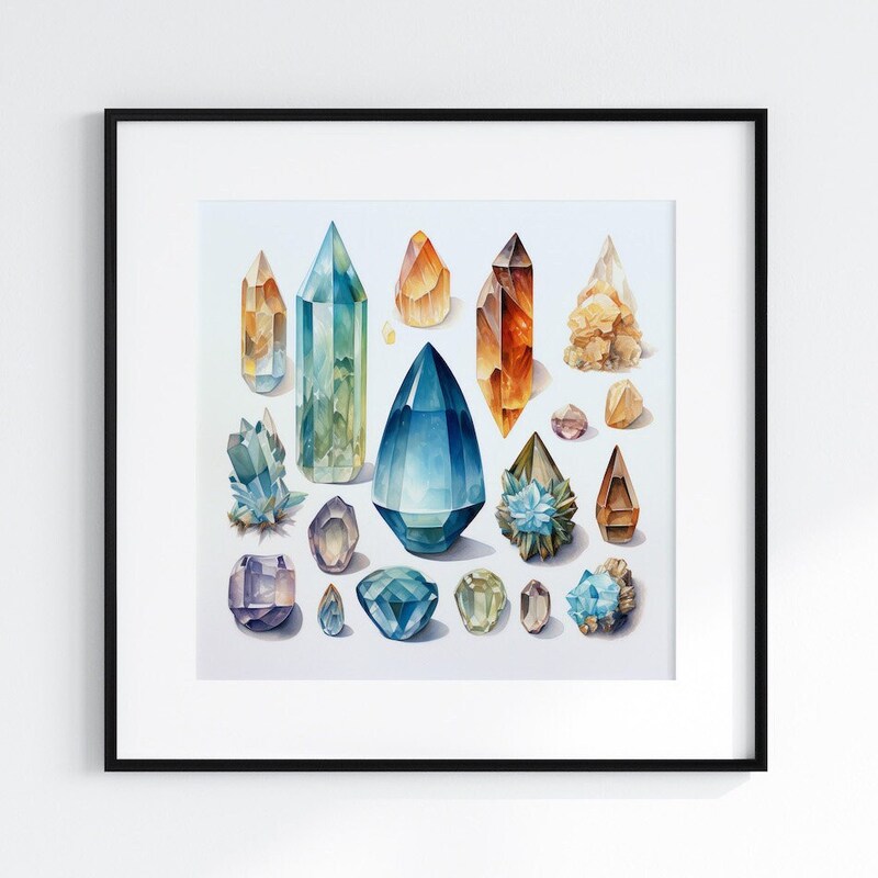 Crystal Print - Etsy