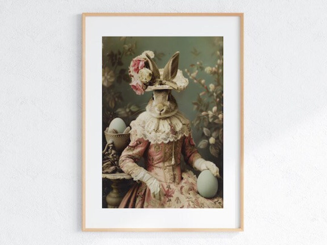 Vintage Edwardian Rabbit, Vintage Easter Card Postcard Decorations ...