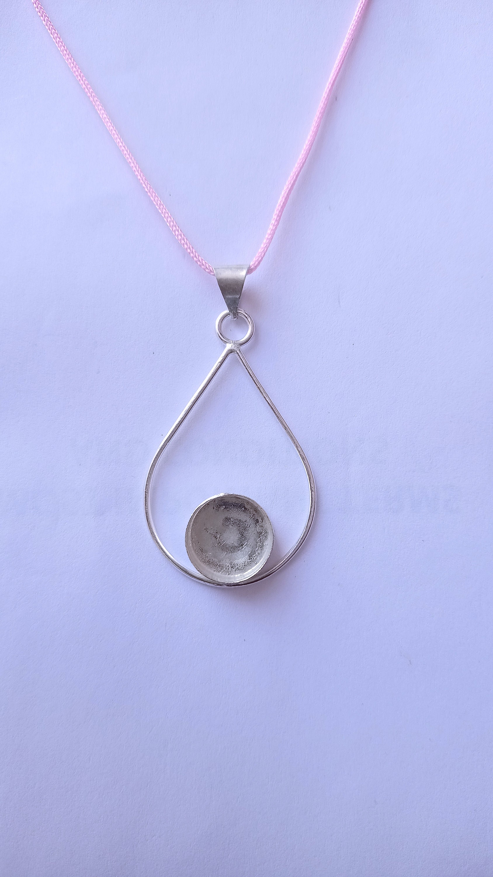 925 Sterling Silver Pendant Pendant Bezel Blanks for Round - Etsy