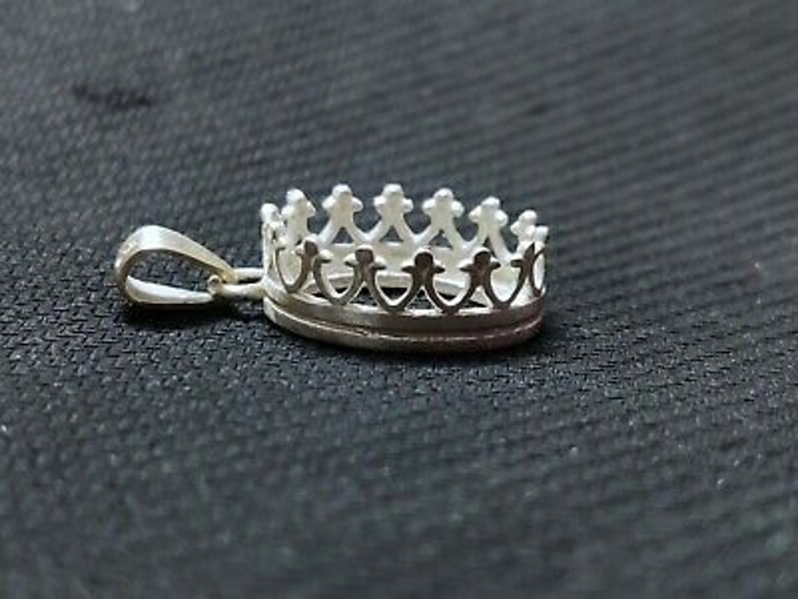 925 sterling silver oval shape pendant bezel blank with | Etsy