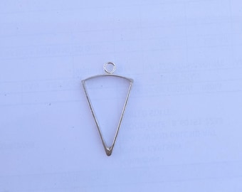 925 Sterling Silver Geomatric Open Back Bezel Blanks for Resin | Etsy