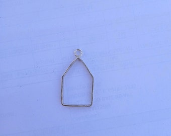 925 Sterling Silver Geomatric Open Back Bezel Blanks for Resin | Etsy