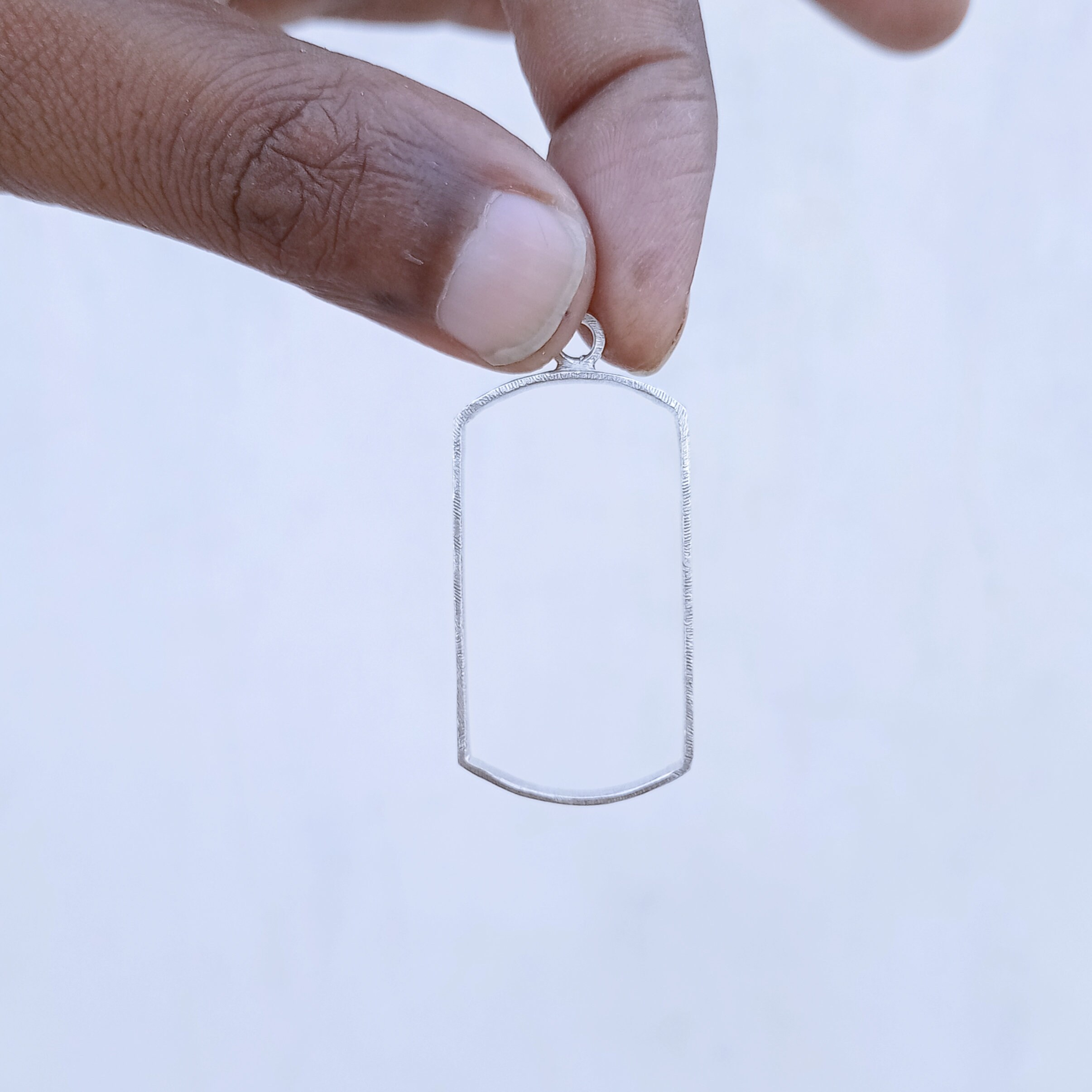 925 sterling silver open back bezel blanks for resin art and | Etsy