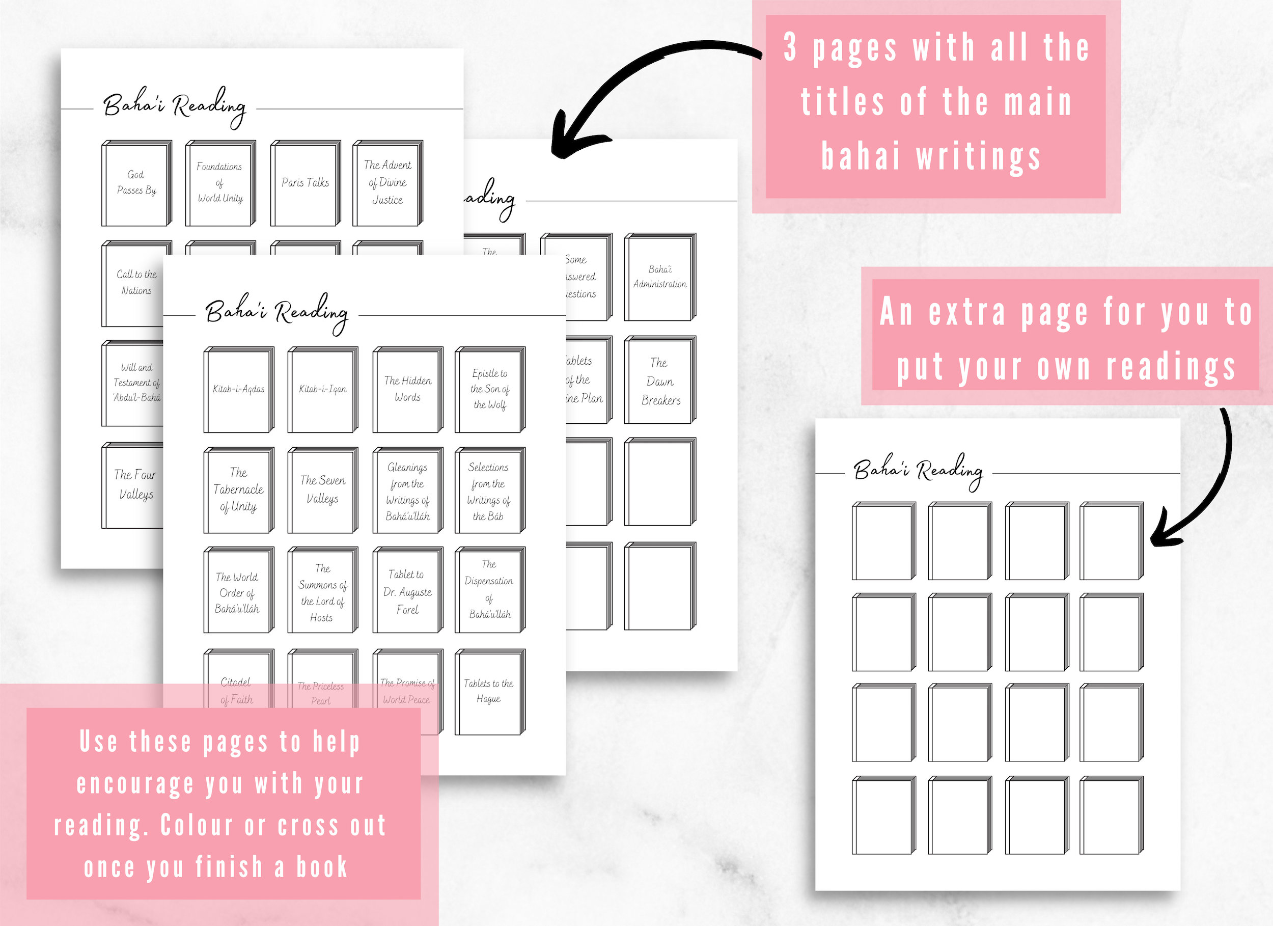 Baha'i Printable, Bahai Prayers, Prayer Planner Printable, Prayer List ...