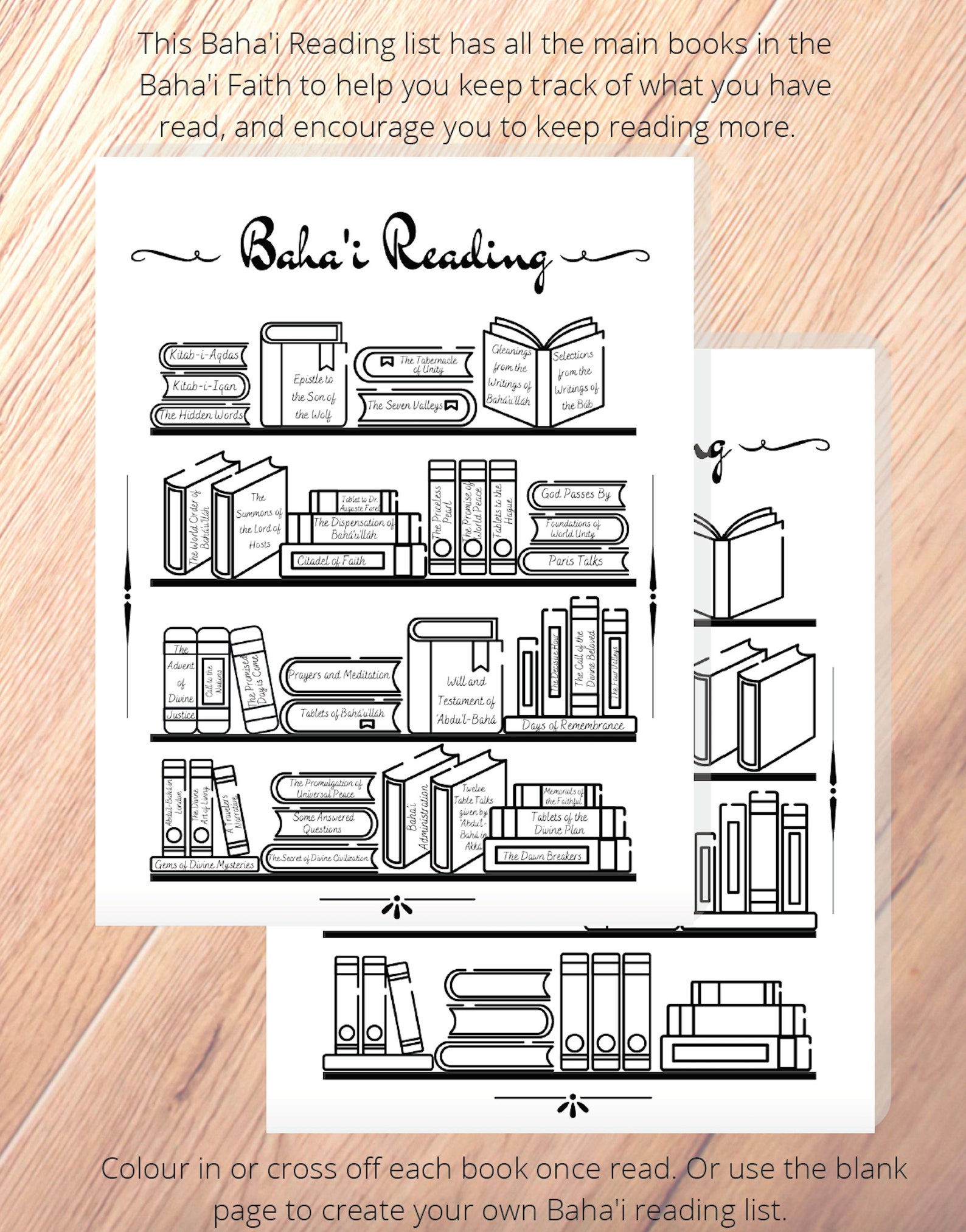 Baha'i Printable, Bahai Prayers, Prayer Planner Printable, Prayer List ...